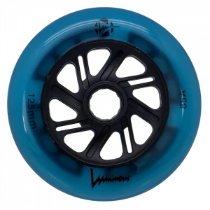 Wheels: LUMINOUS LED WHEELS Blue Glow 100MM/110MM/125MM (6 UNITS)