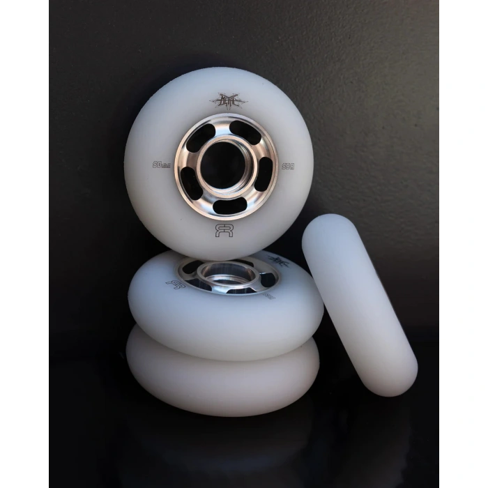 Inline wheels: FR Skates METAL WHEELS NATURAL (4 UNITS)