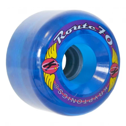 Wheels: Kryptonics Route Trans Blue 70MM 78A (1 unit)