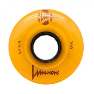 Wheels: LUMINOUS LED ROLLER WHEELS Sunray Glow 62MM (4 UNITS)