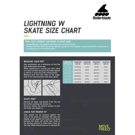 Freeride skates: Rollerblade LIGHTNING W